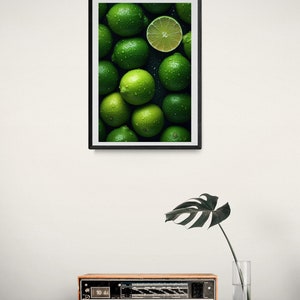Fresh Lime Print: Kitchen Wall Art (digital Download) - Etsy