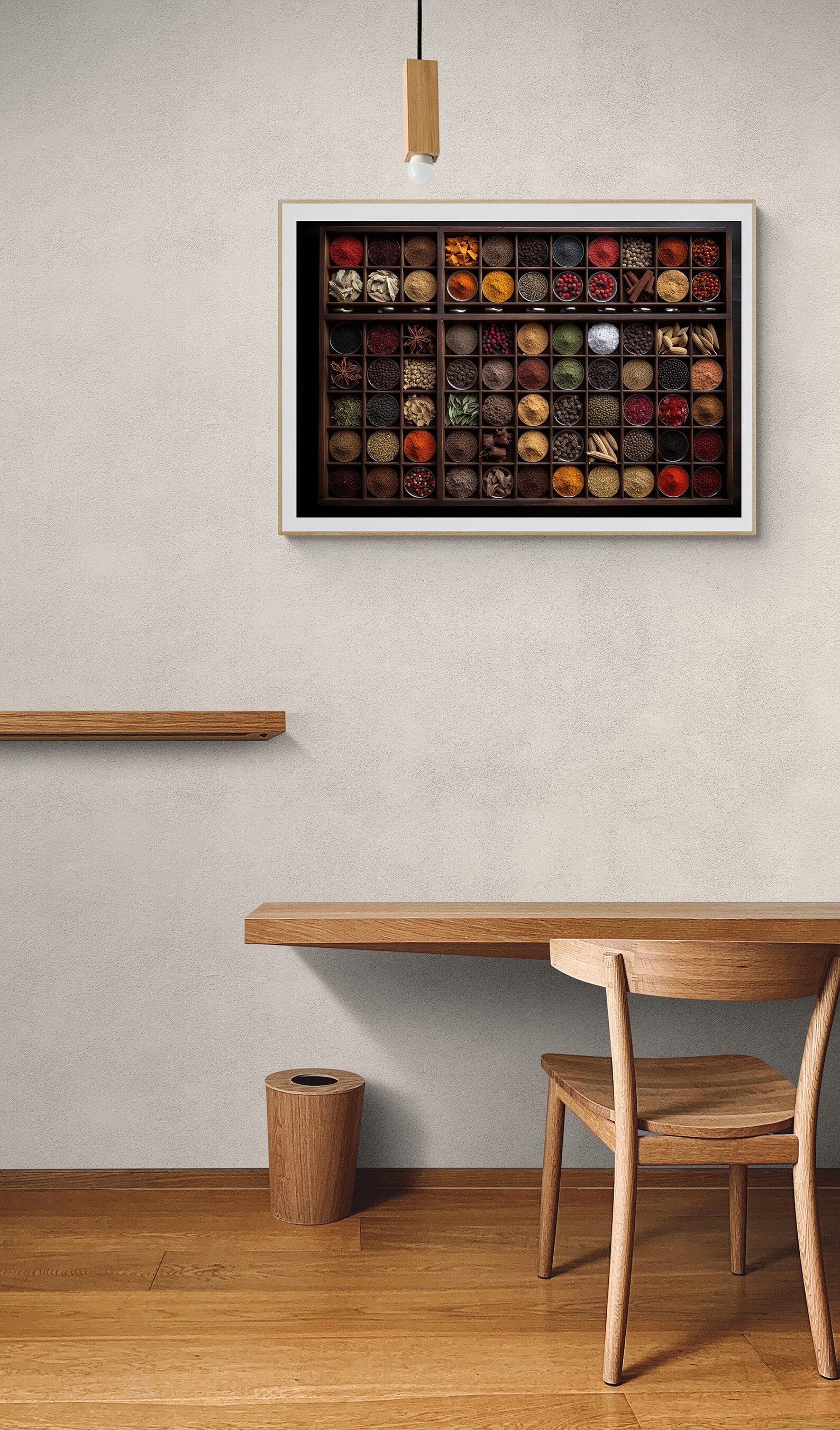 Spices Wall Art, Kitchen Wall Art, Food Wall Art, Restaurant Decor ...