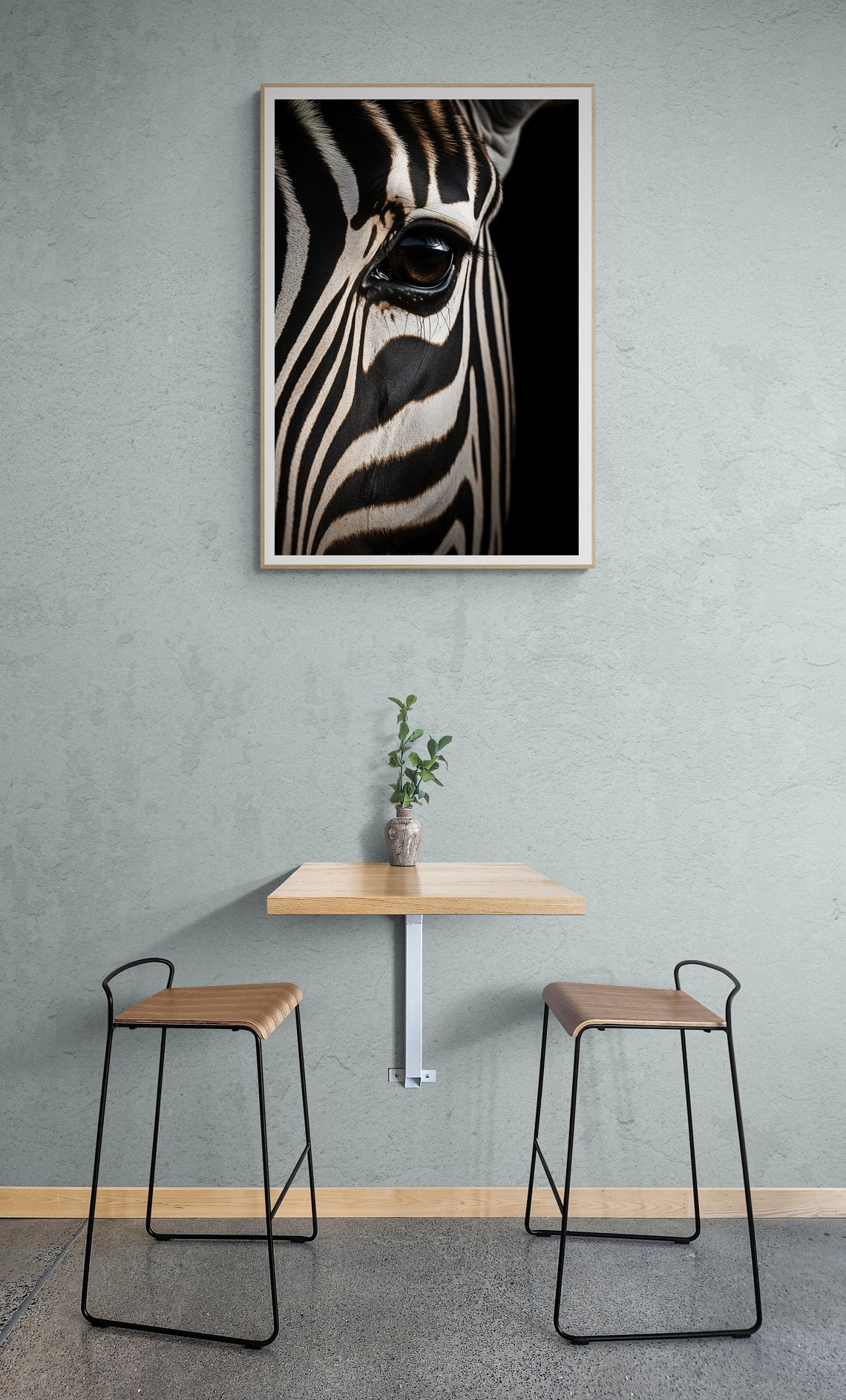 Zebra Wall Art, Digital Download, Animal Wall Art, Safari Animals Wall ...