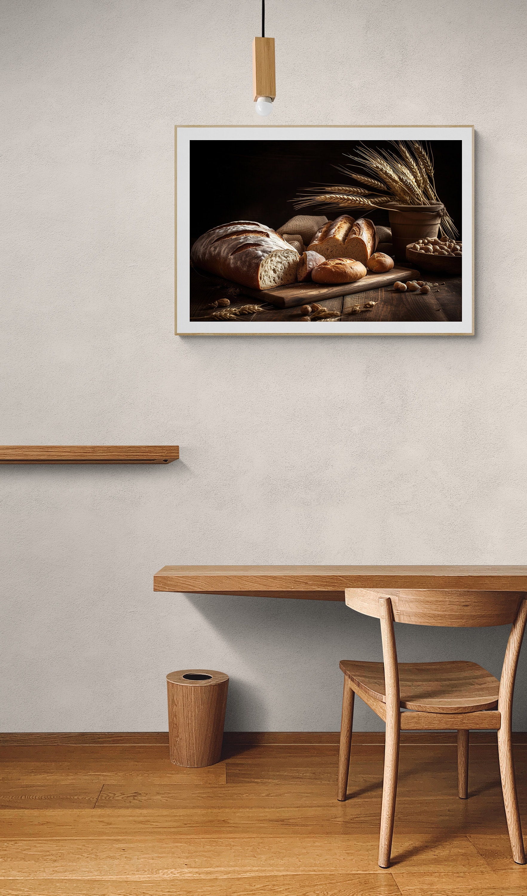 Bread Still Life Wall Art, Country Kitchen Wall Art, Rustic Decor ...