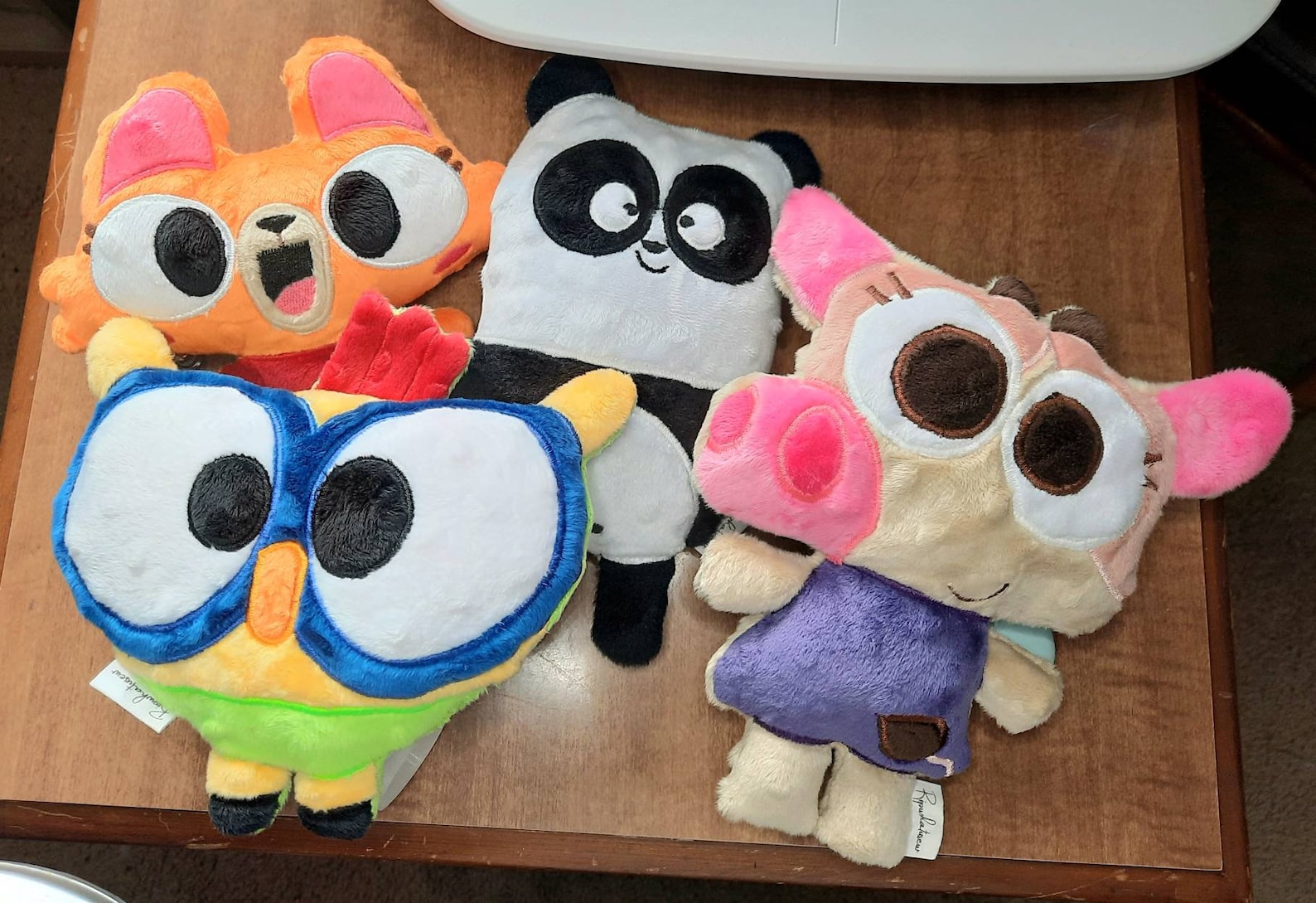 Lingokids Cowy Cow Plush Toy Digitized Handmade Crafted - Etsy