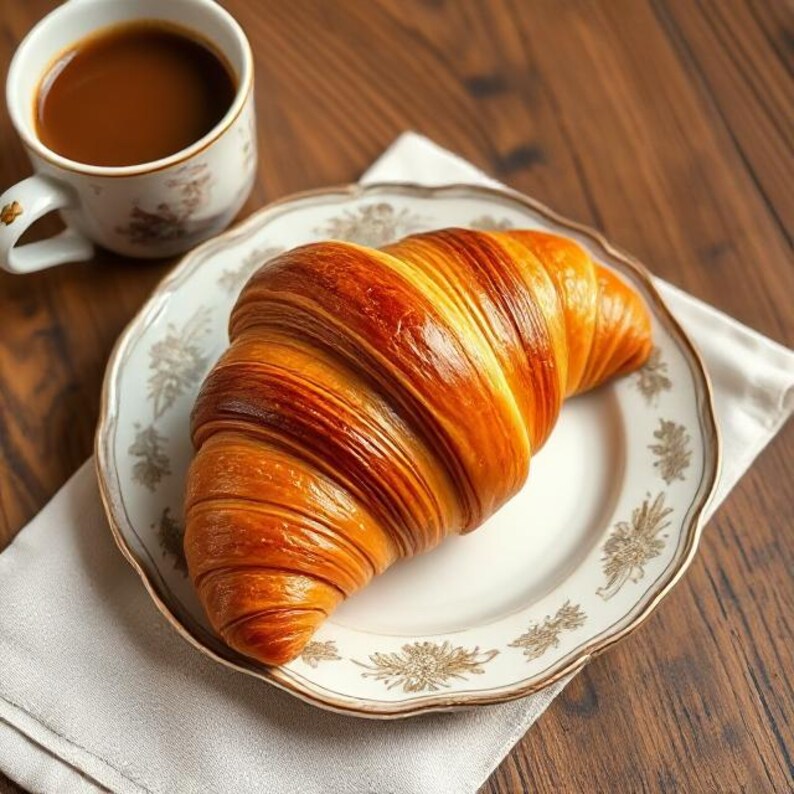 French Butter Croissant Recipe: Bake-at-home Pastry Guide (digital ...