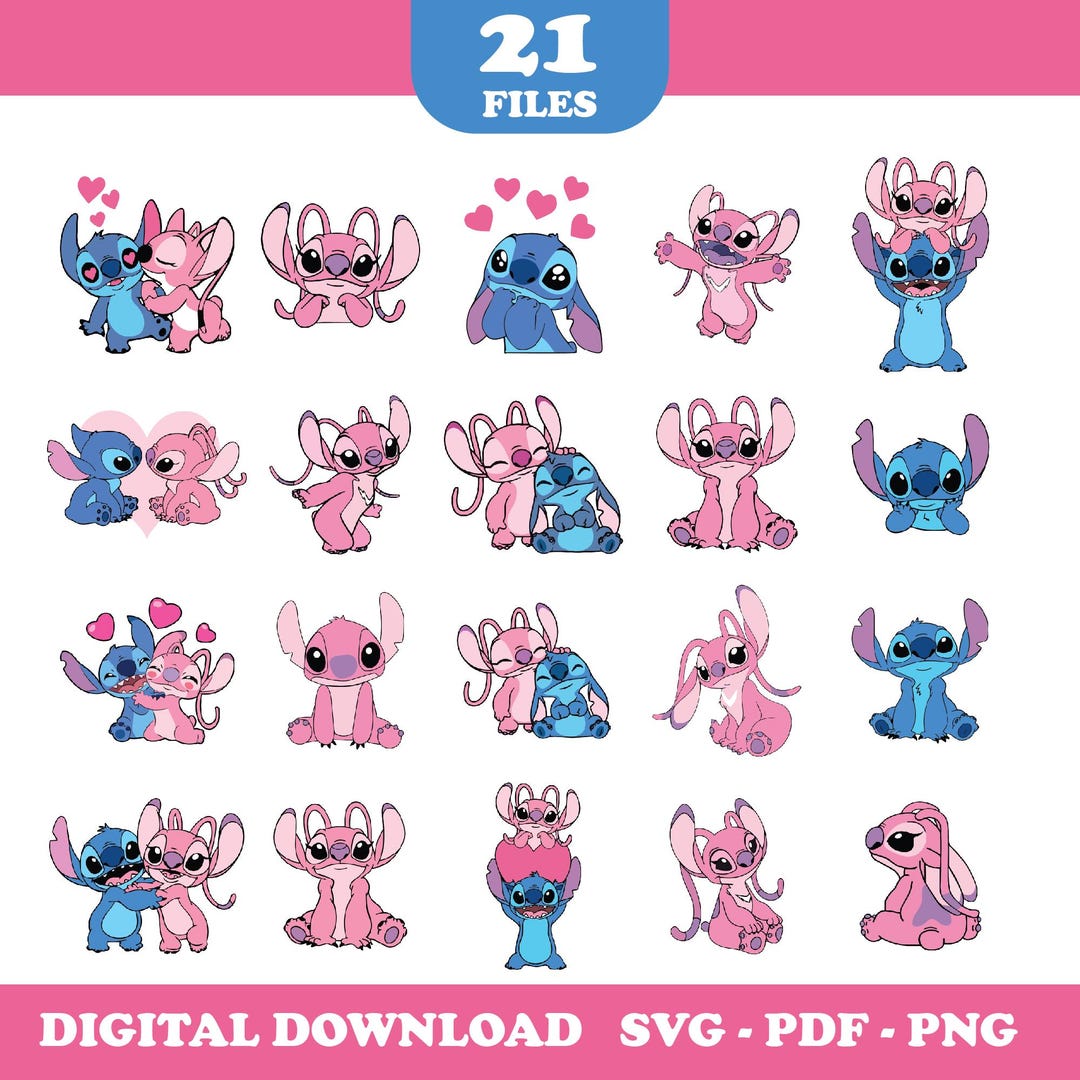Stitch Svg, Stitch Bundle, Stitch Clipart, Stitch Png, Lilo and Stitch ...