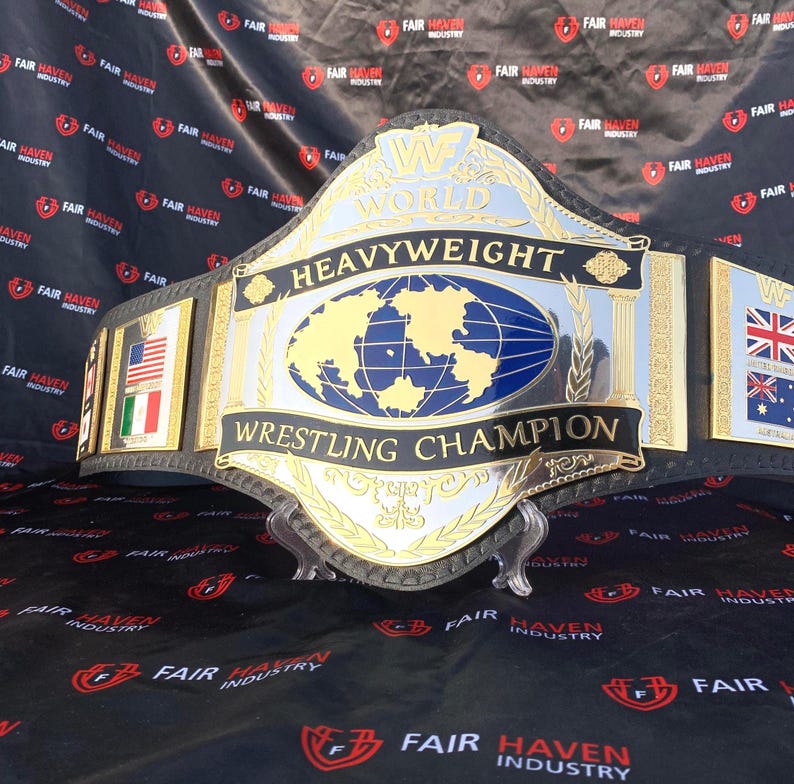 Hulk Hogan 86 World Heavyweight Wrestling Championship Belt - Etsy