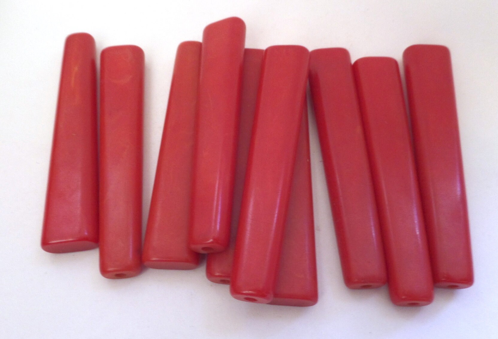 Antique American Red Catalin Bakelite 10 Bars 9 Mm / 122 Gram - Etsy