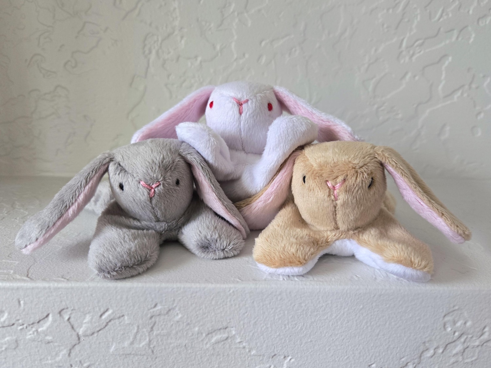 Mini Bean Bunny Plushie PDF Sewing Pattern and Illustrated Instructions ...