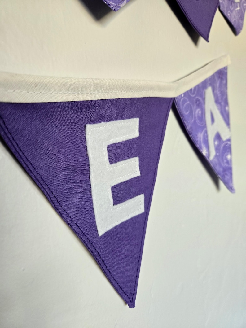 Name Flag Bunting PDF Sewing Pattern With Video and Illustrated ...