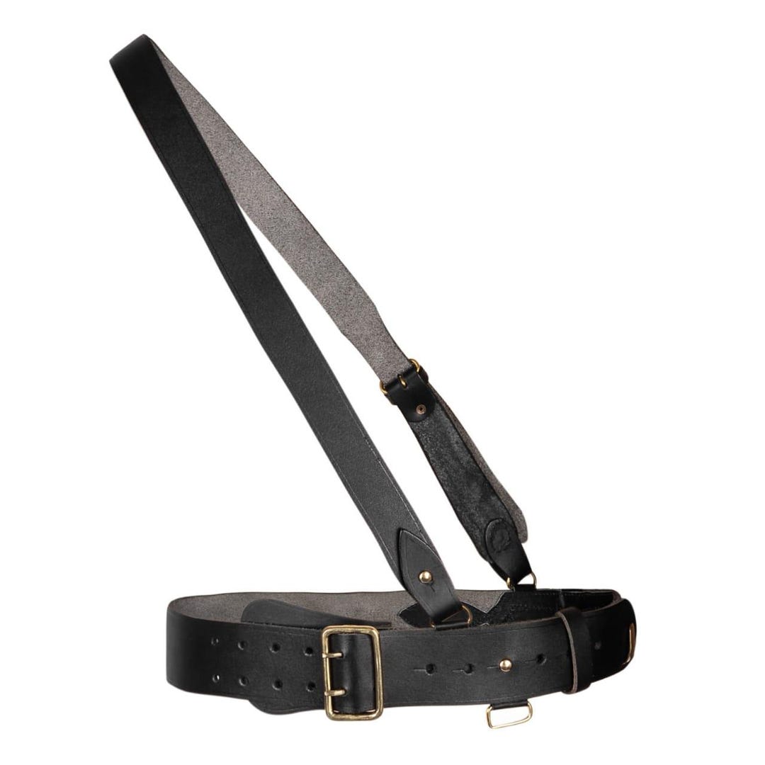 Handmade Leather Sam Browne Belt: British Military Style Uniform ...