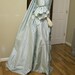 Aqua Silk Sacque Back Gown Sz 14-16 - Etsy