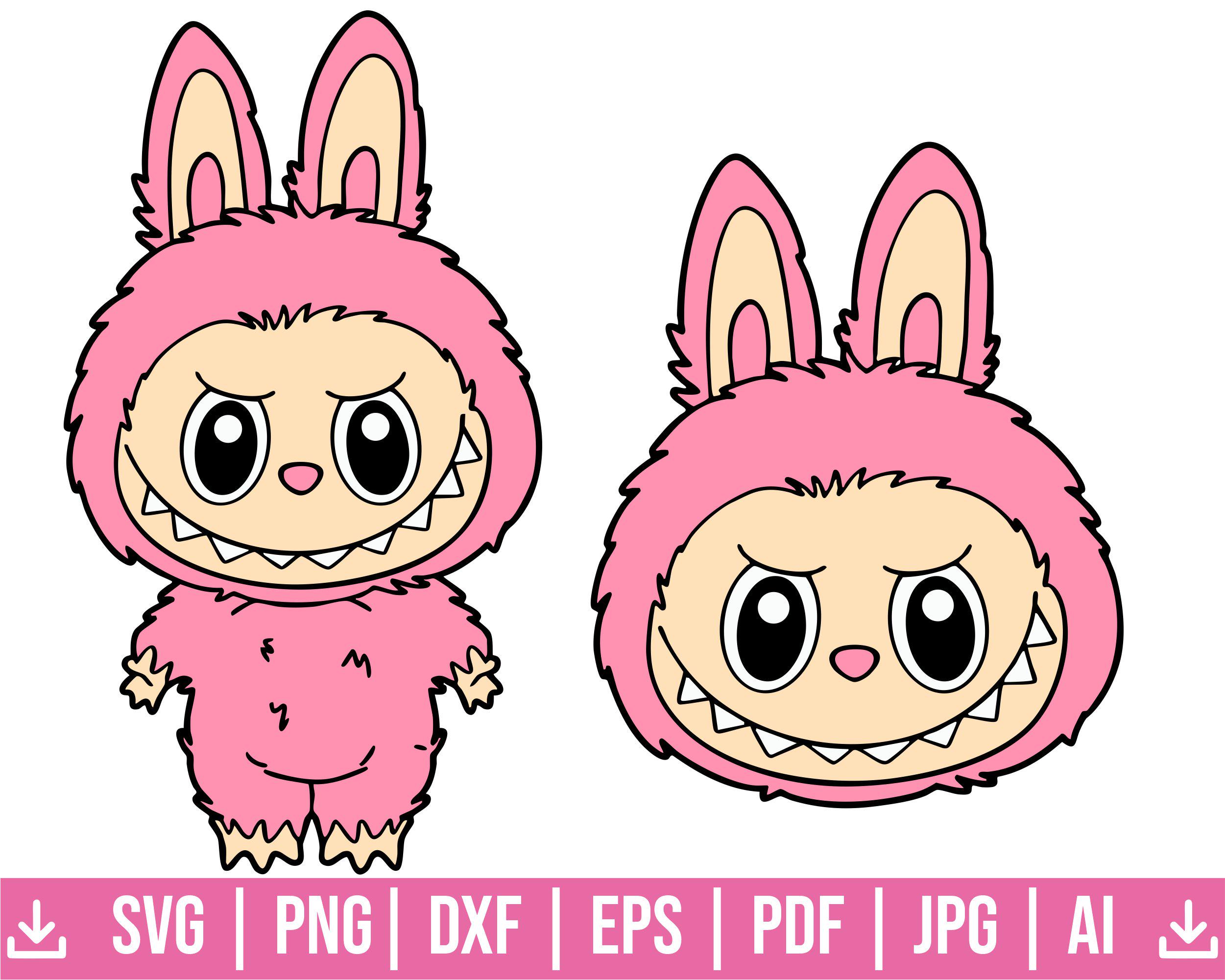 Labubu Designs Svg Pn, Svg, Labubu Png Svg, fichier numérique vectoriel ...