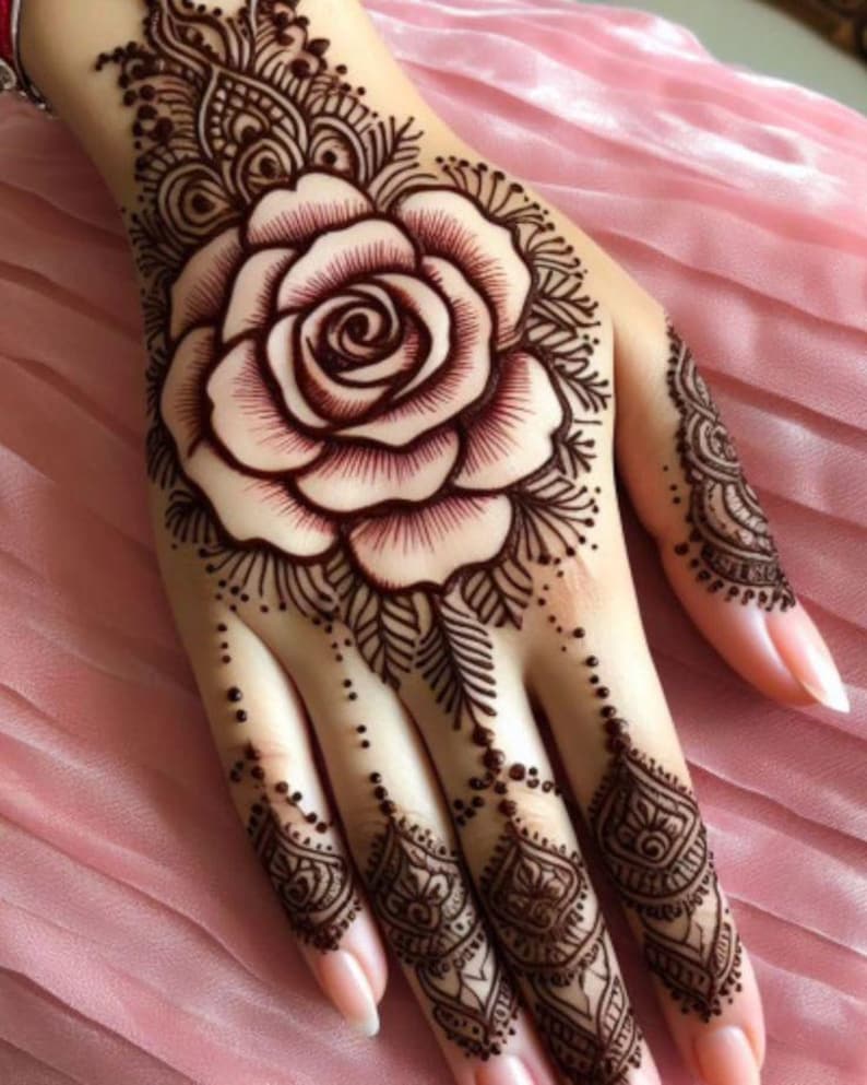Unique Henna Designs for Hands – Printable PDF With 20+ Beautiful ...