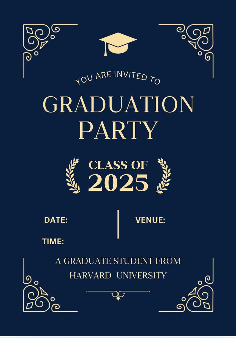 Graduation Party Invites - Etsy