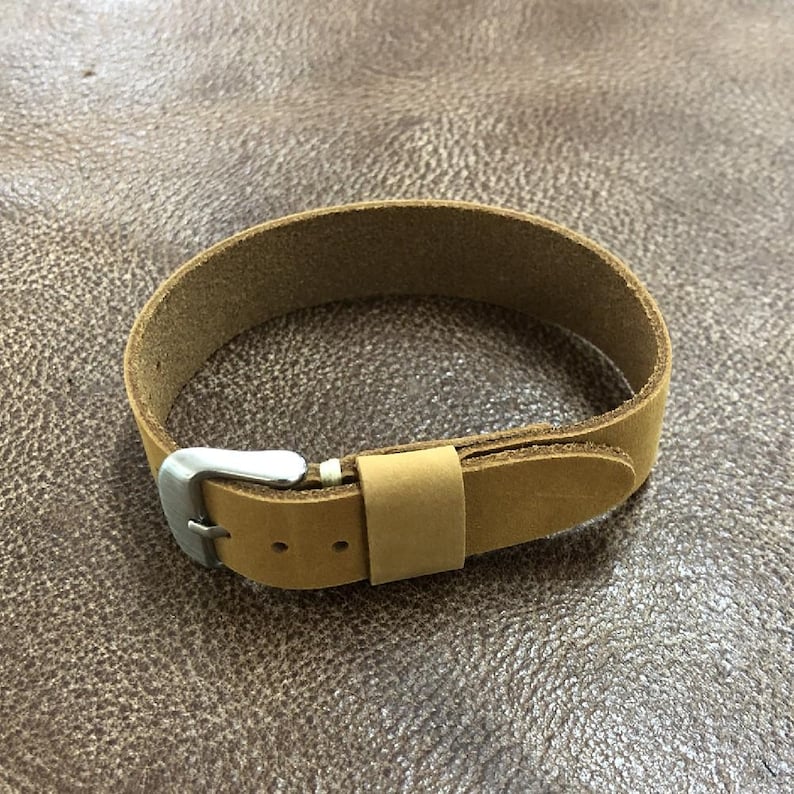 Size 12/14/16mm Handmade Vintage Leather Fixed Lug Watch Wrist Strap ...