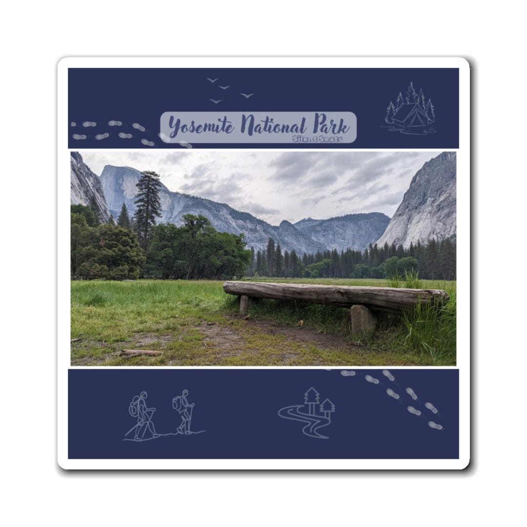 Yosemite Park, Travel Magnet, Refrigerator Decor, Souvenir Gift, Magnet ...