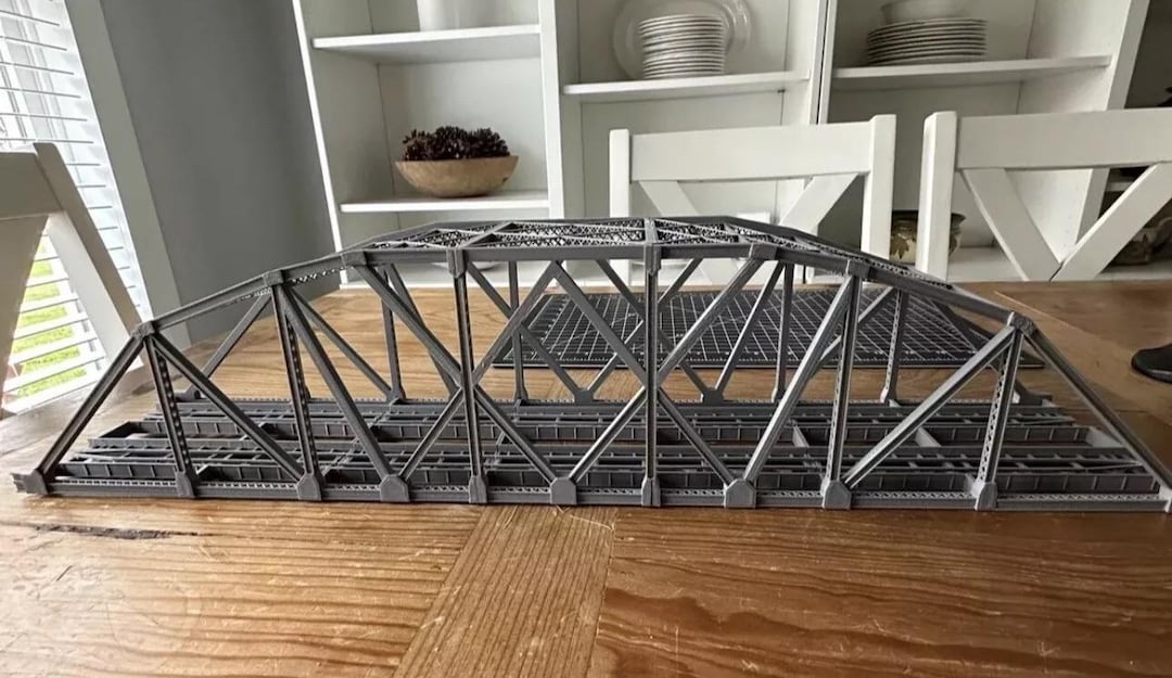 HO Scale Truss Bridge 24.5 Inches “unassembled Kit” - Etsy