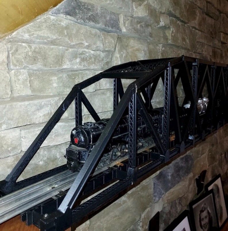 O Scale Truss Bridge 49.125” Long! Massive Bridge “unassembled Kit” - Etsy