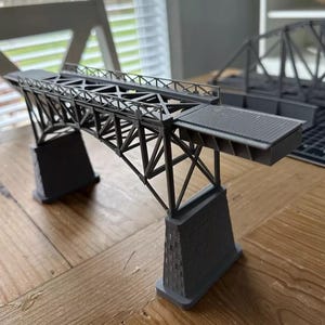 HO Scale Arch Truss Bridge 13 Inches “unassembled Kit” - Etsy