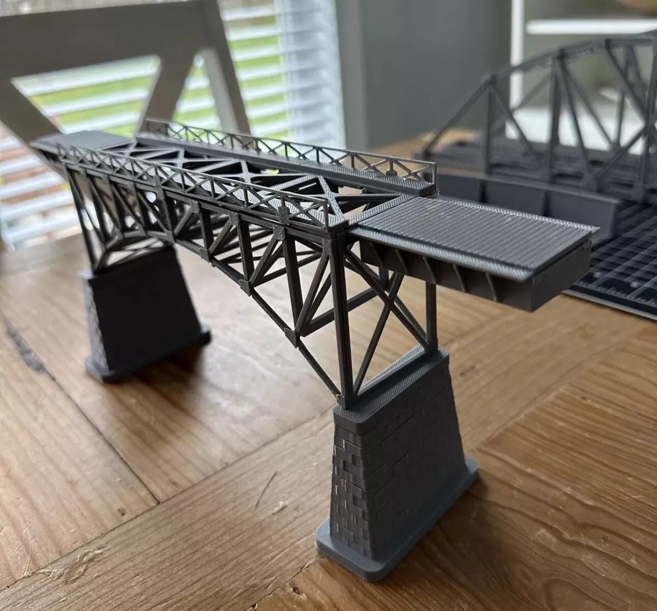HO Scale Arch Truss Bridge 13 Inches “unassembled Kit” - Etsy