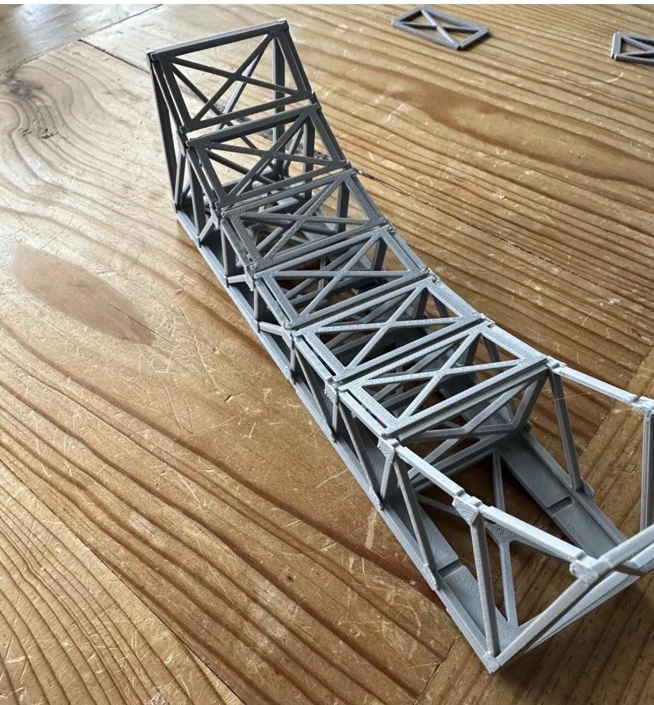 HO Scale Arch Truss Bridge 13 Inches “unassembled Kit” - Etsy