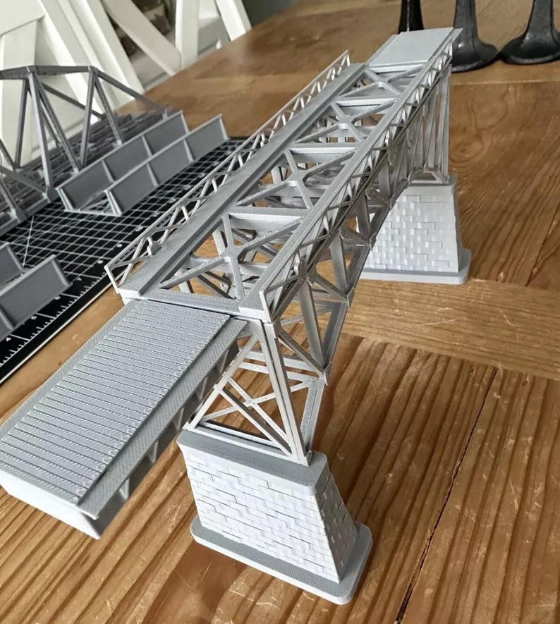 HO Scale Arch Truss Bridge 13 Inches “unassembled Kit” - Etsy