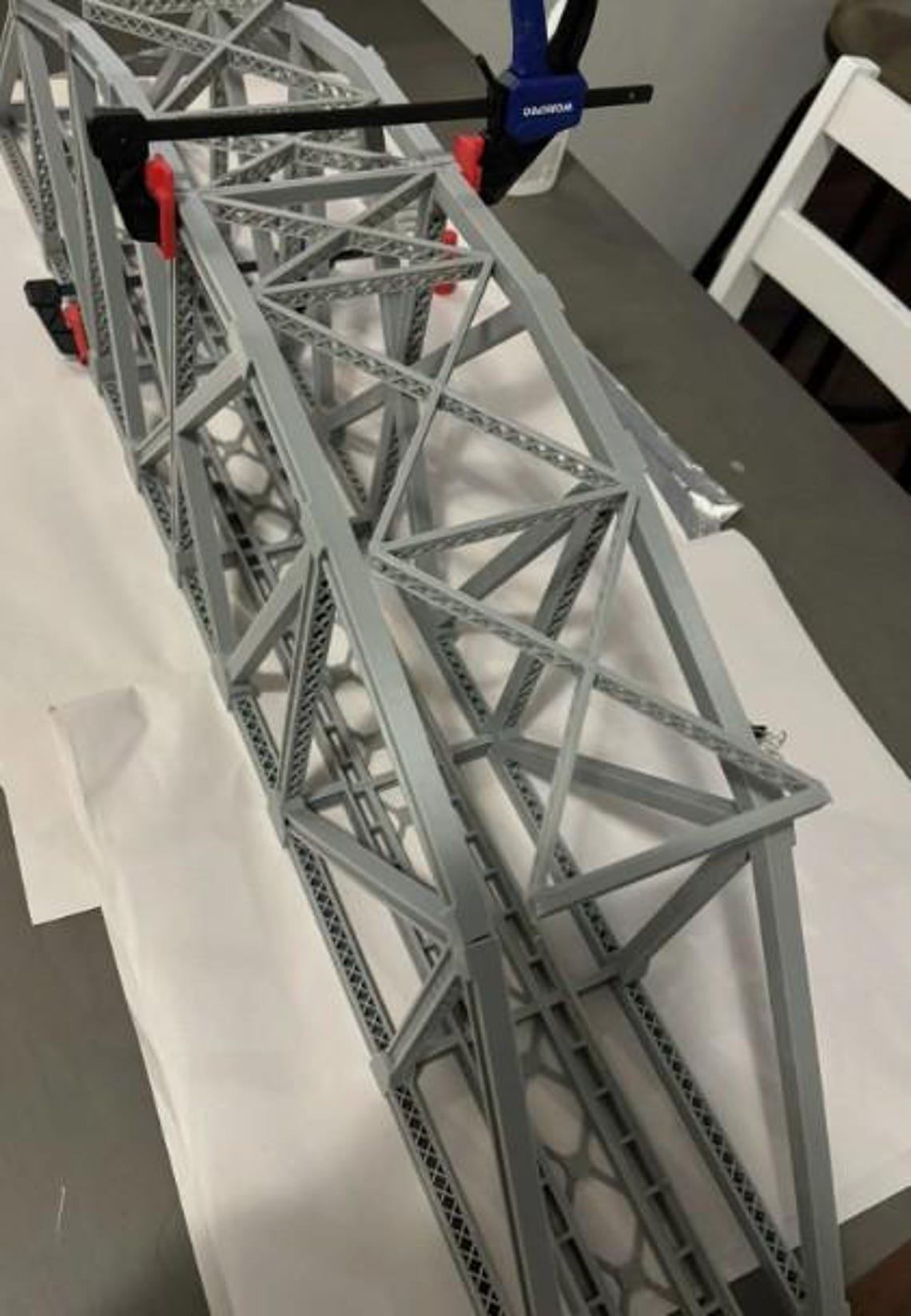 O Scale 145’ Single Track Bridge “accommodates 3.5” Wide Track ...