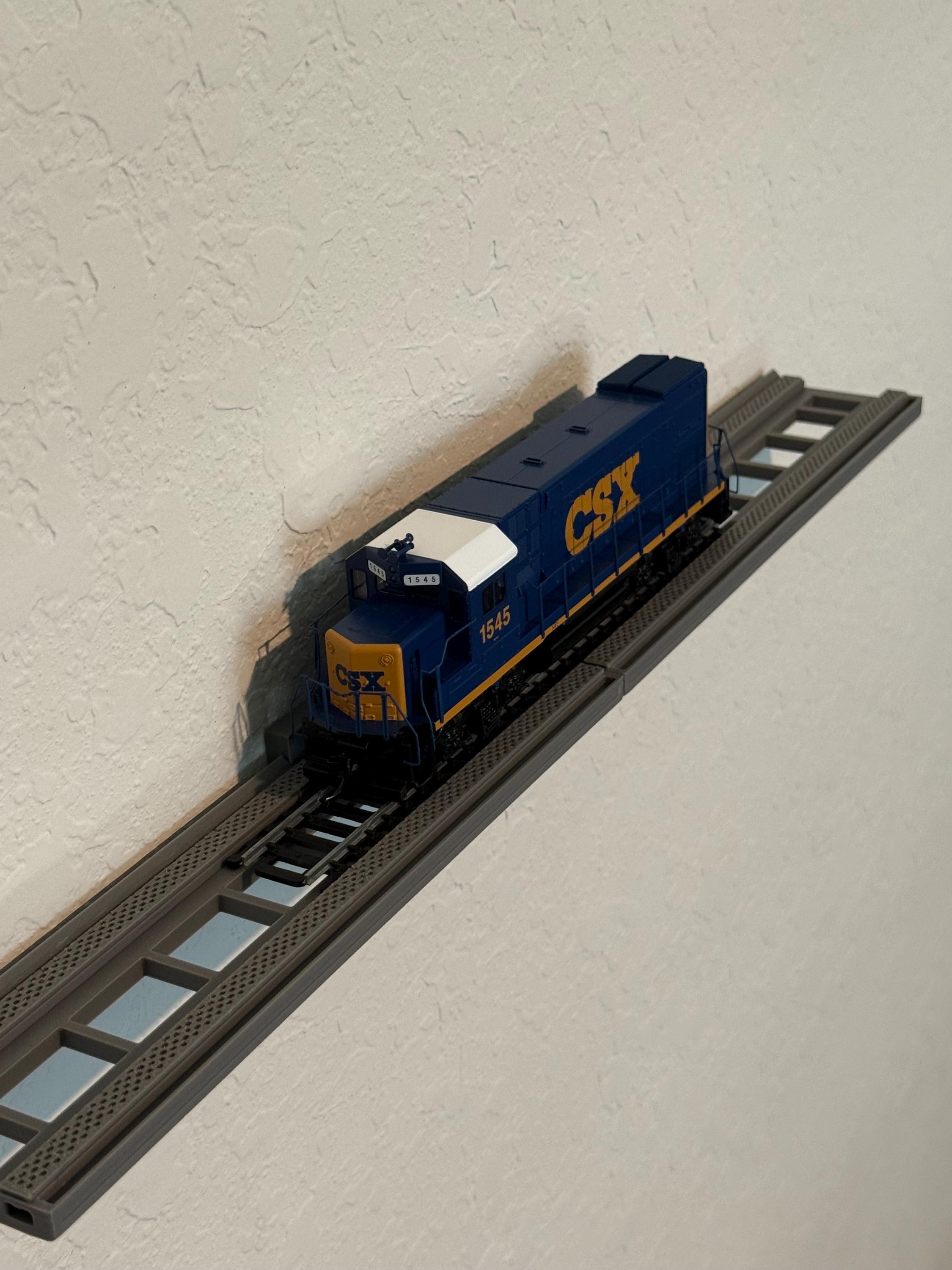 HO Scale Wall Mounted Train Bridge, Display or Running - Etsy