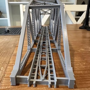 HO Scale Truss Bridge Single Track 40 Inches “unassembled Kit” - Etsy