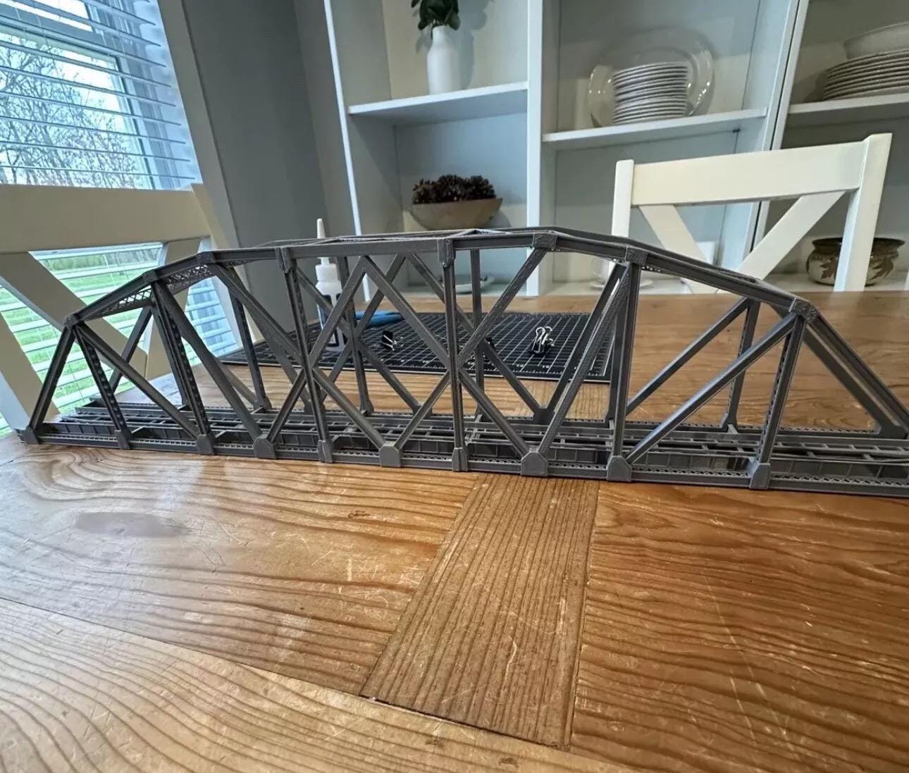 HO Scale Truss Bridge Single Track 40 Inches “unassembled Kit” - Etsy
