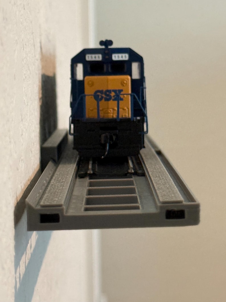 HO Scale Wall Mounted Train Bridge, Display or Running - Etsy