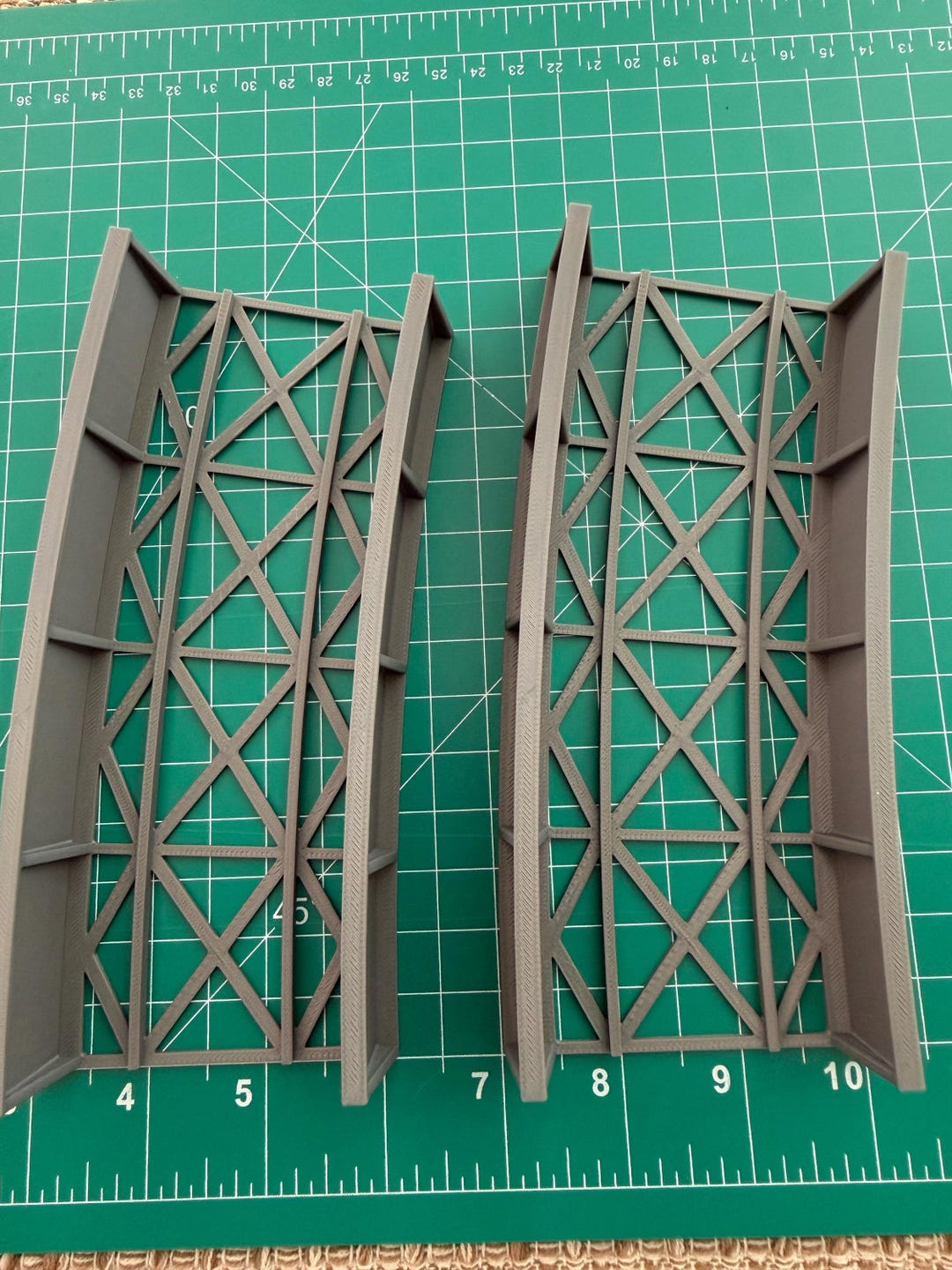 HO Scale Truss Girder Bridge Set of 2 "different Radiuses" - Etsy