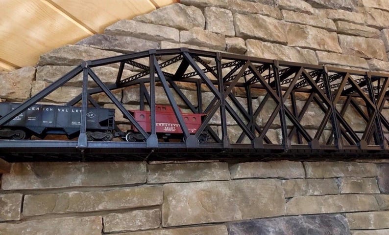 O Scale Truss Bridge 49.125” Long! Massive Bridge “unassembled Kit” - Etsy
