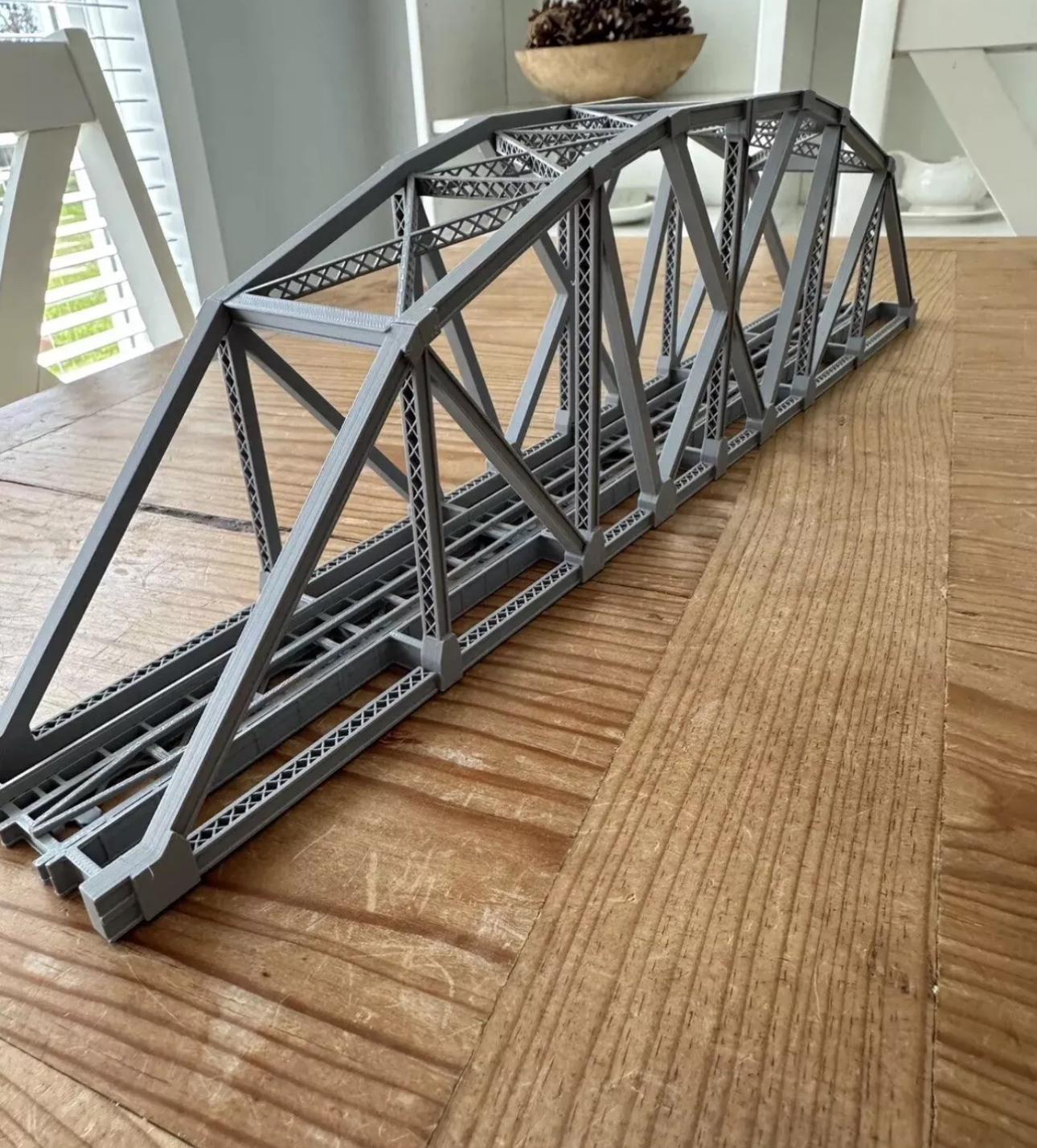 HO Scale Truss Bridge 21 Inches “unassembled Kit” - Etsy