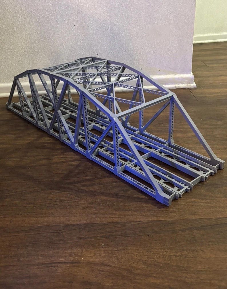 O Scale 145’ Double Track Bridge “accommodates 2” Wide Track Including ...