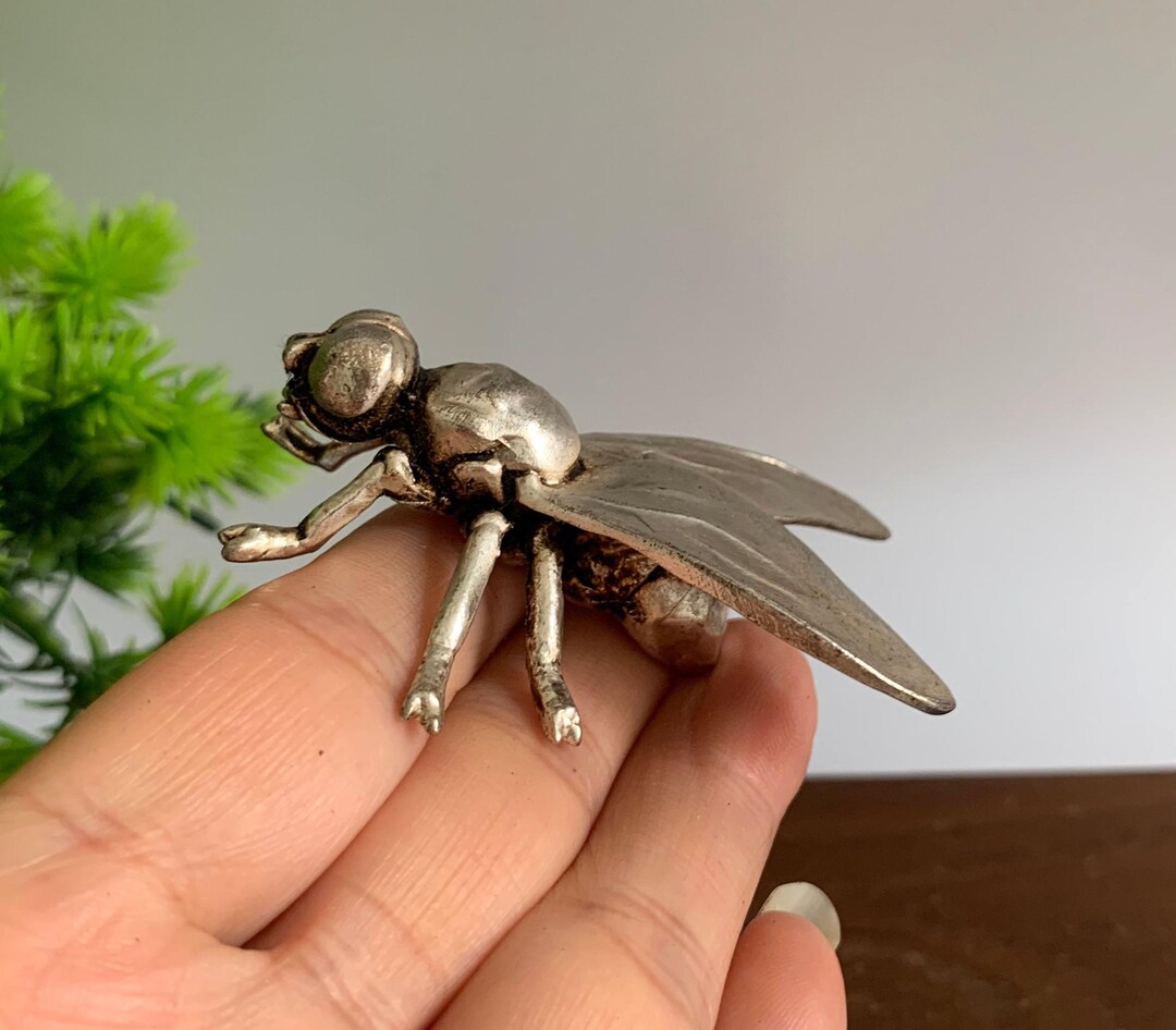 Vintage White Copper Carved Bee Statue. Home Decoration - Etsy