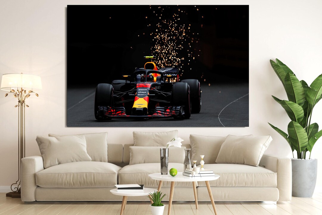 Max Verstappen Formula 1 Poster, Redbull Formula 1 Wall Art, Formula 1 ...