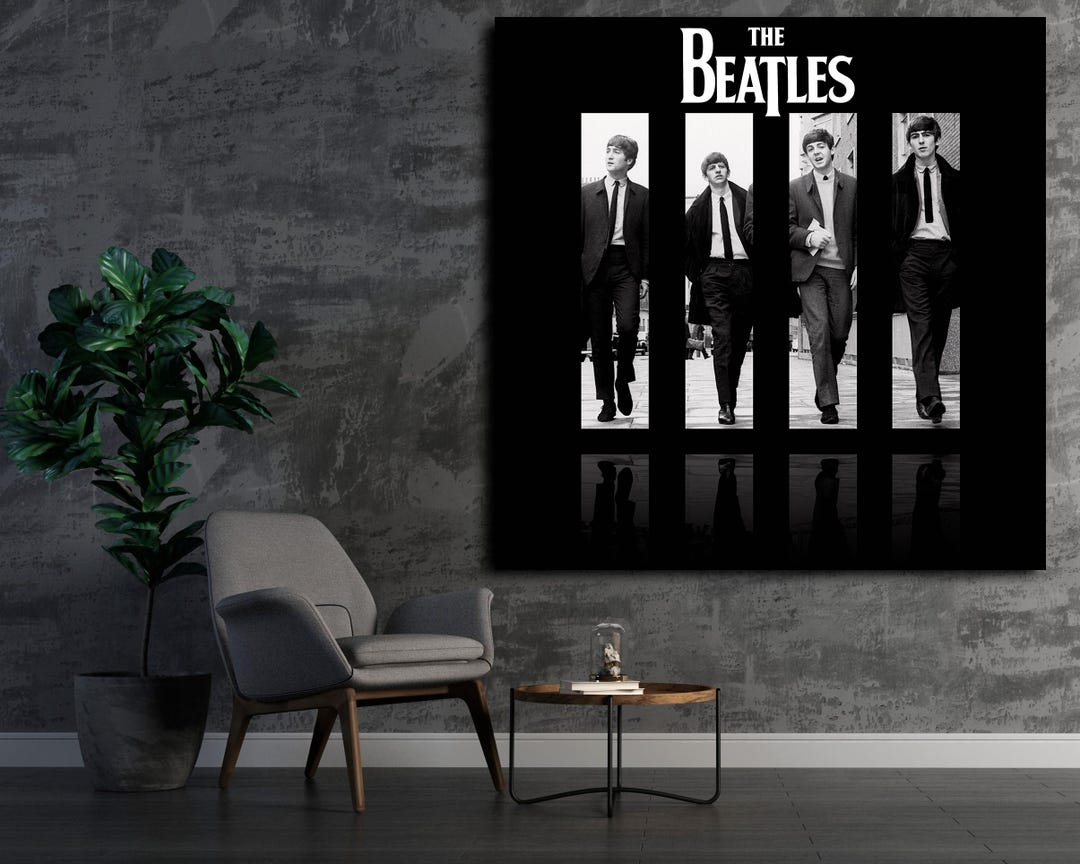 The Beatles Poster, the Beatles Album Cover, Beatles Wall Art, Canvas ...