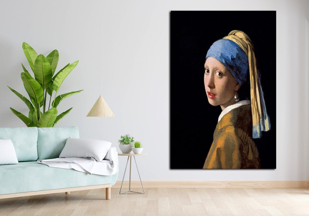 Johannes Vermeer Girl With Pearl Earring, Girl With Pearl Earring Wall ...