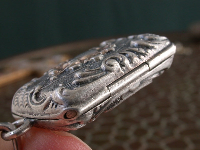 Vintage antique deco victorian nouveau fob chatelaine key | Etsy