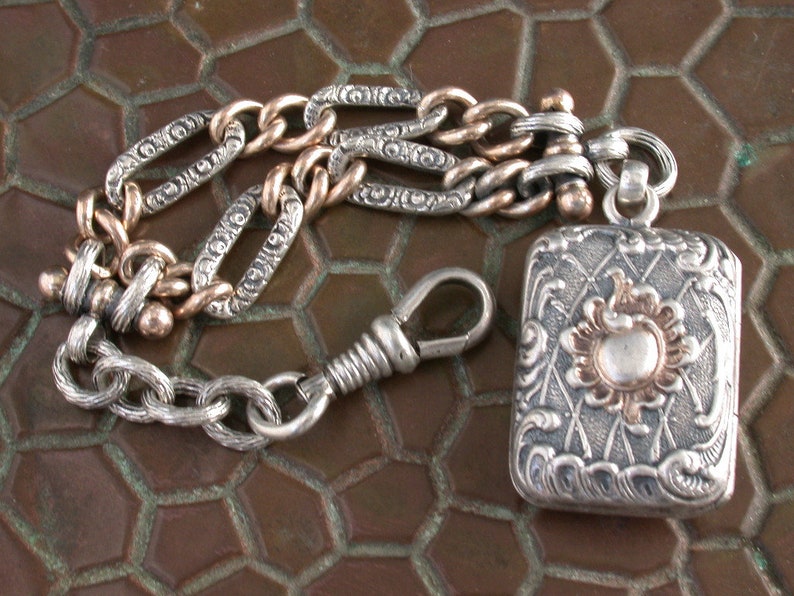 Vintage antique deco victorian nouveau fob chatelaine key | Etsy