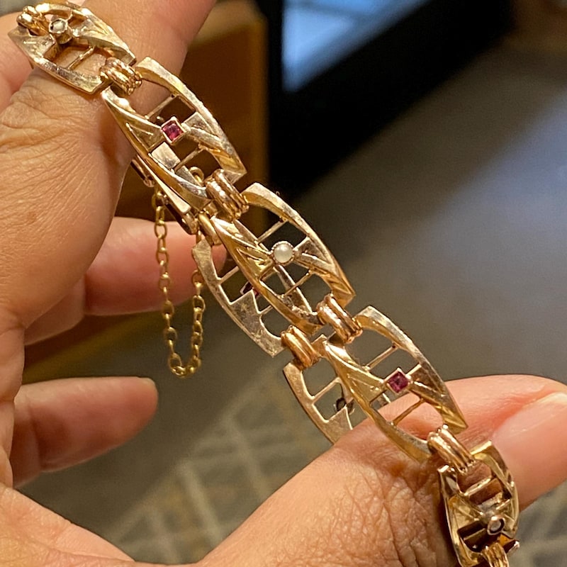 Victorian Paste Bangle - Etsy