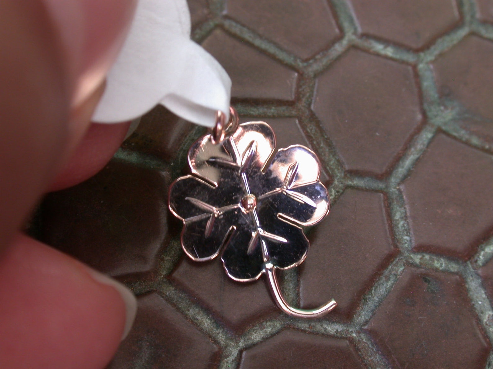 Vintage Antique 12k Gold Clover Pendant Dangling Charm Movible - Etsy