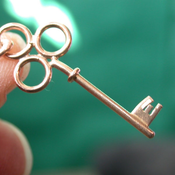 Antique Key Charm - Etsy