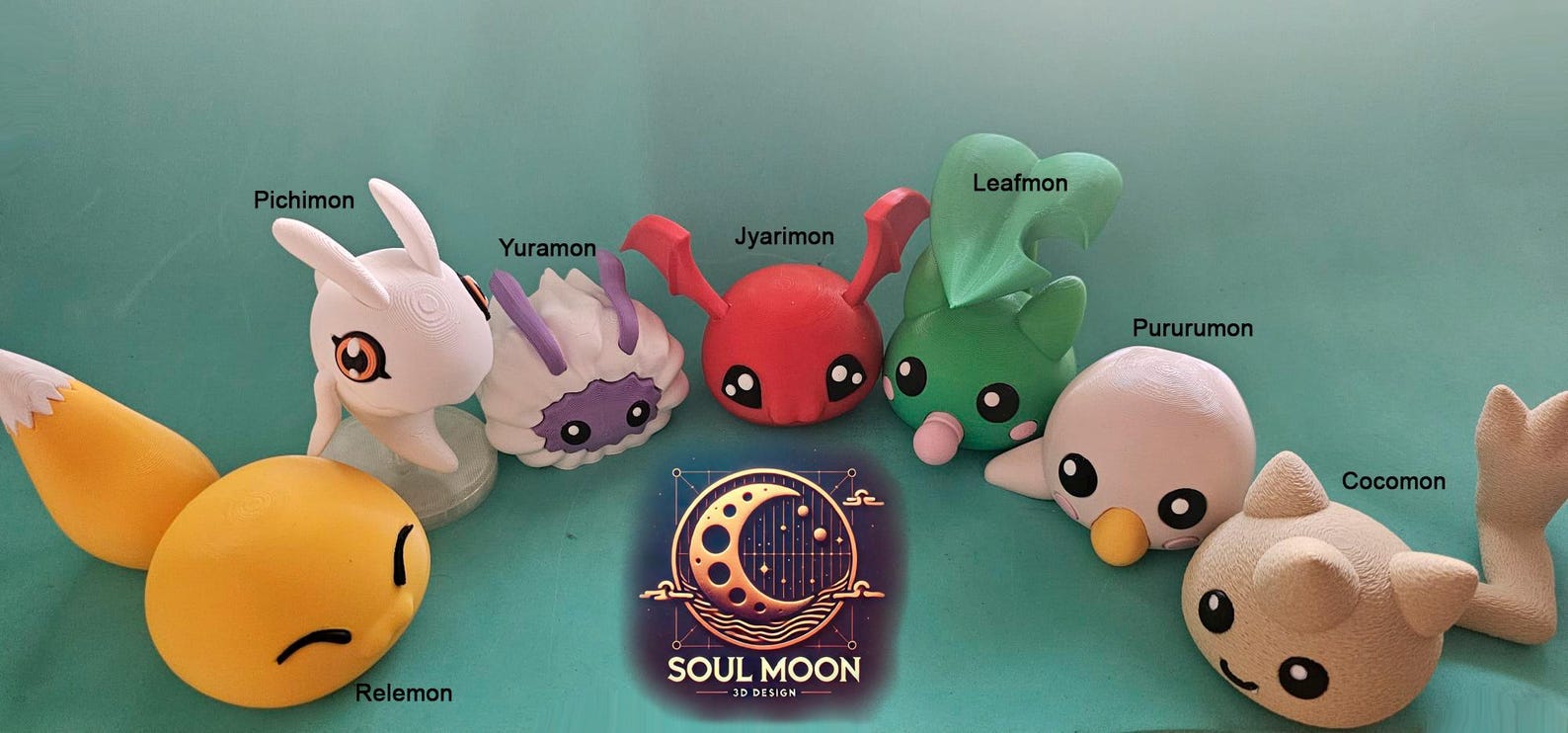 3D Digimon Baby Figures – Printed and Ready for You - Etsy