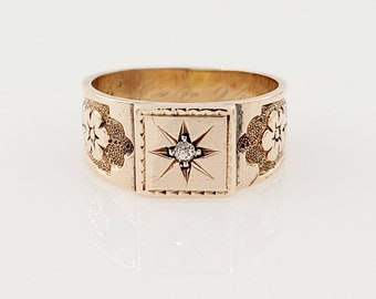 Star Wedding Band - Etsy