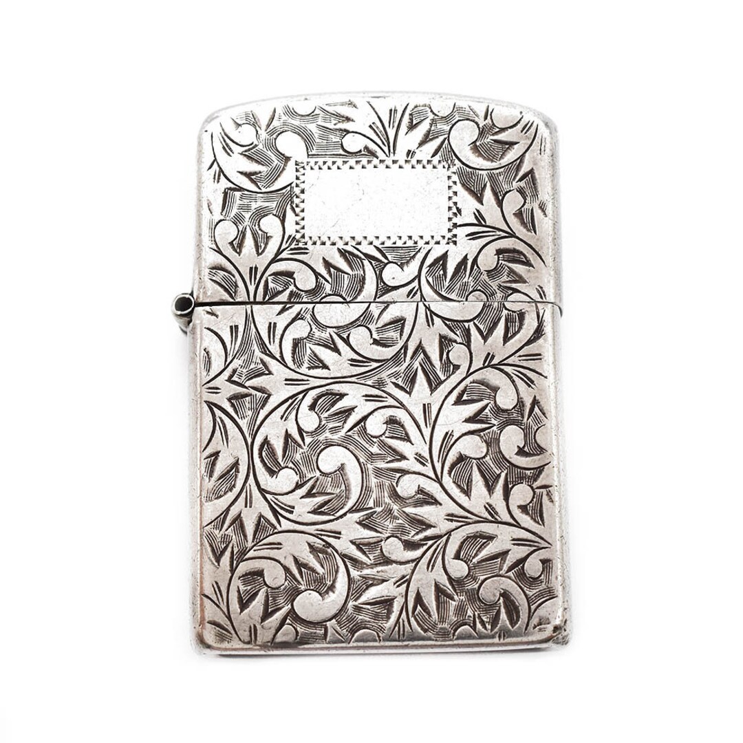 950 Silver Hand Engraved Lighter, Vintage, Estate, for Monogram - Etsy