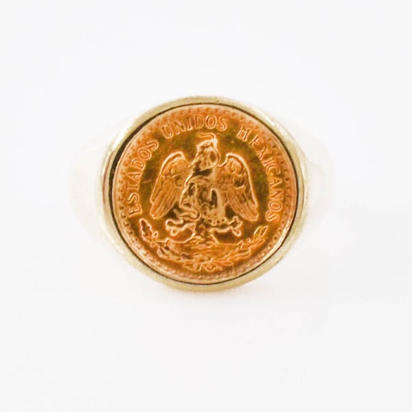 Mexican Pesos Ring - Etsy