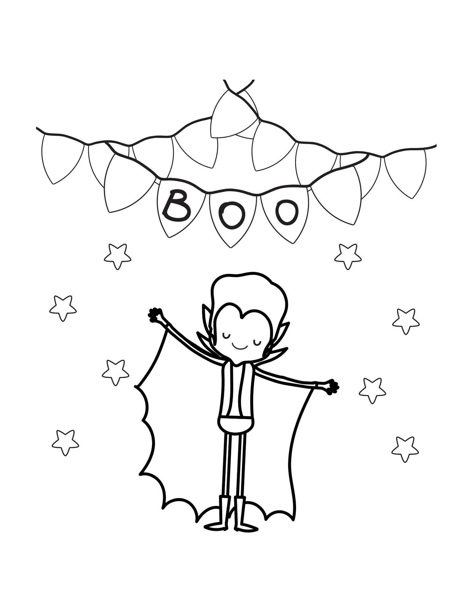 Halloween Coloring Book, Spooky Fun, DIY Halloween Crafts, Art for Kids ...