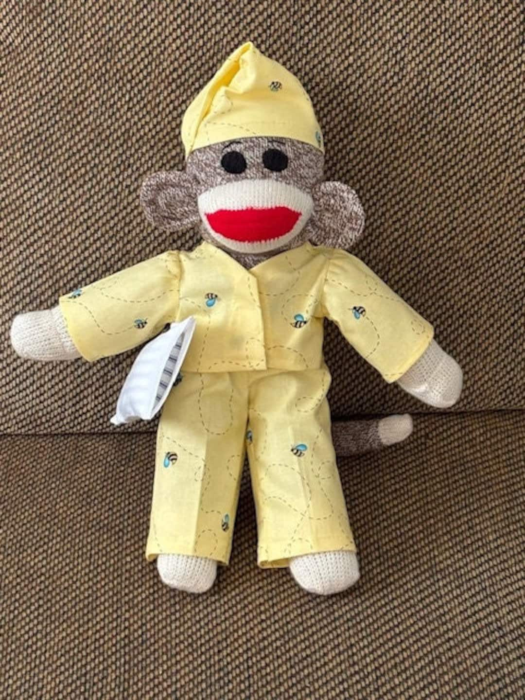 Small Sock Monkey, Red Heel Sock Monkey, Bedtime Sock Monkey, Monkey ...