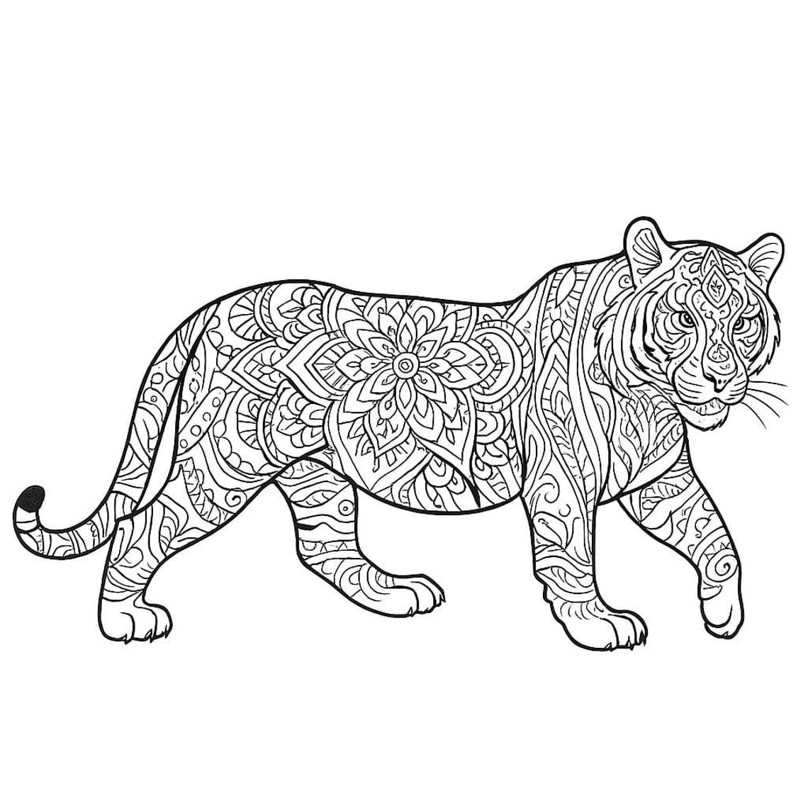 Cute Animal Mandala Coloring Pages – Printable Instant Download for ...