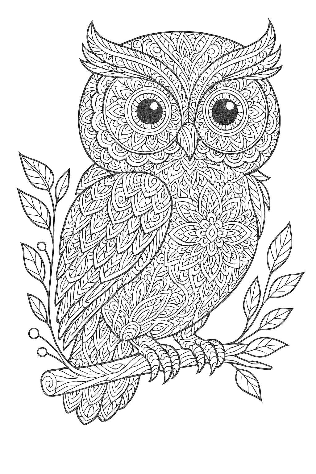 Cute Animal Mandala Coloring Pages – Printable Instant Download for ...